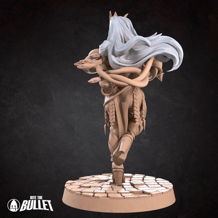 3D Printable Kendall, Drow Mistress (2 Versions) by Bite the Bullet